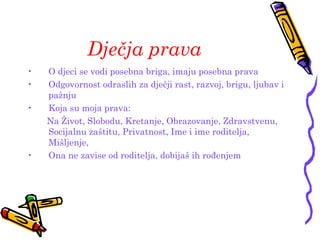 Child rights presentation by Forum MNE | PPT