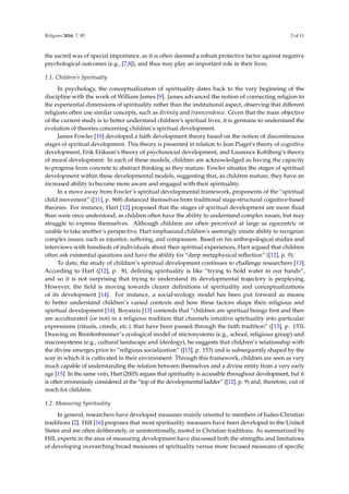 Children’s Spiritual Lives: The Development of a Children’s ...