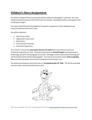 Children's story contract | DOCX