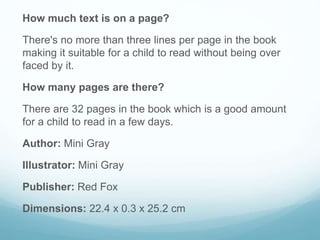 Childrens story's | PPTX