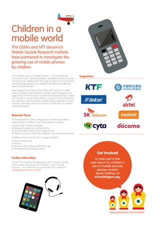 Childrens use of mobile phones - Infographic | PDF