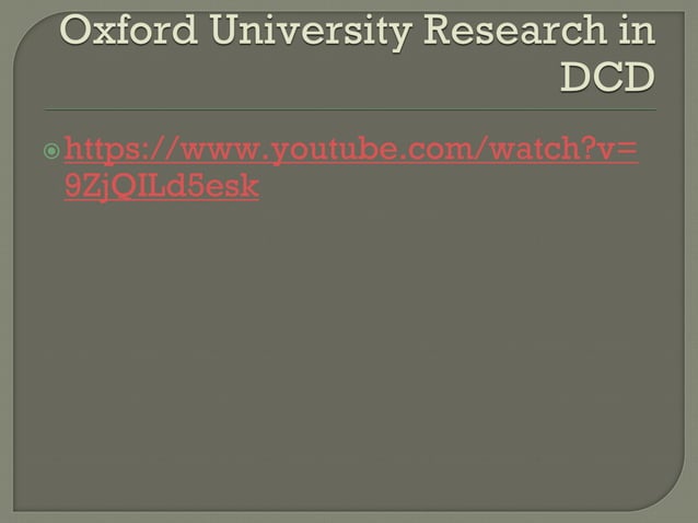 Children with developmental coordination disorders dcd | PDF