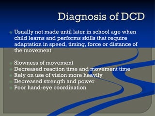 Children with developmental coordination disorders dcd | PDF