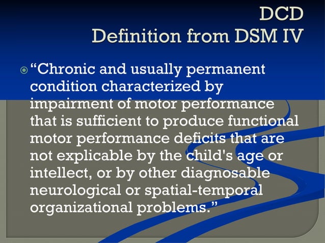 Children with developmental coordination disorders dcd | PDF