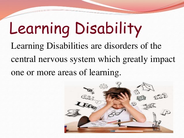 Children with learning disabilities