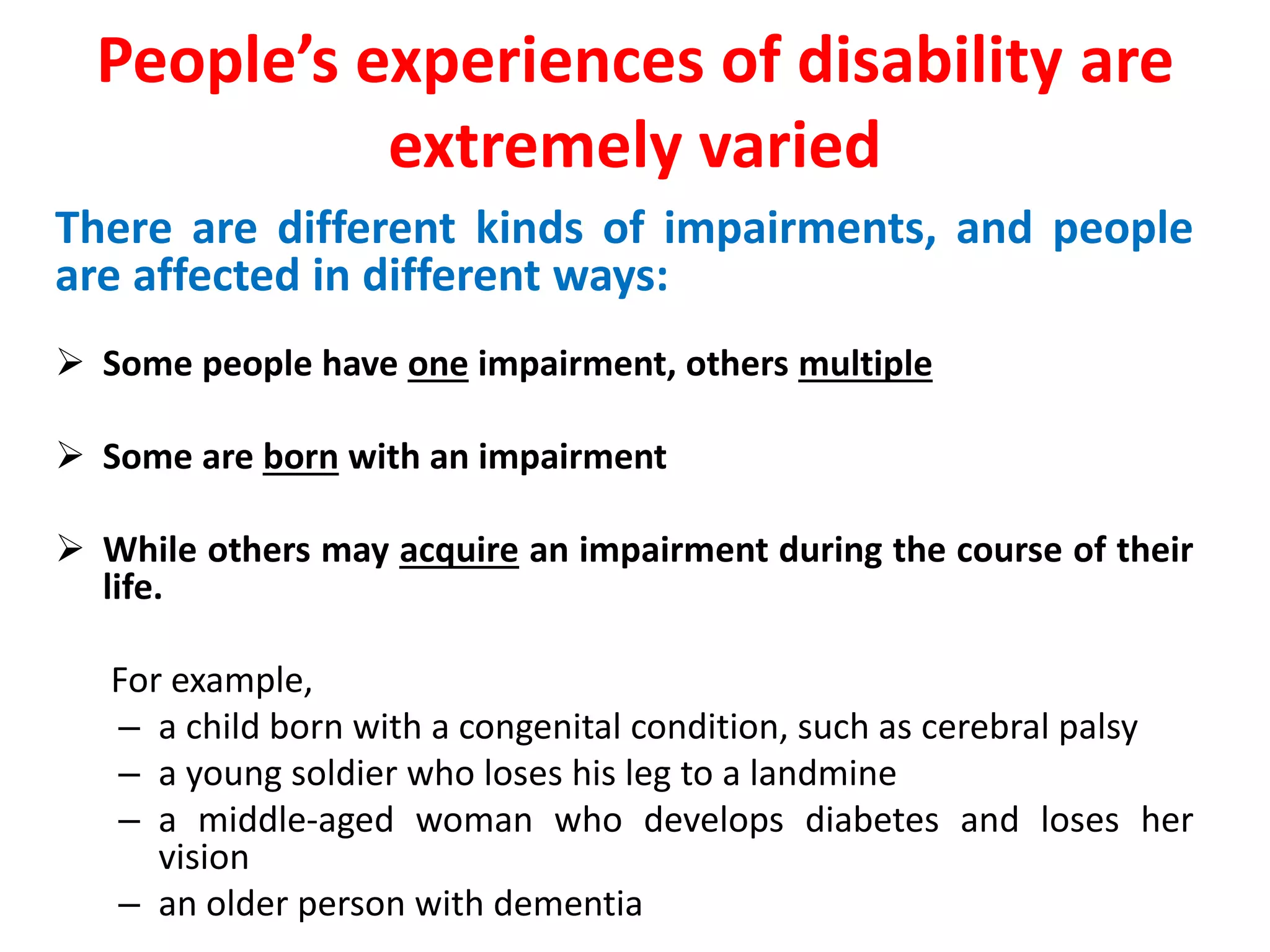 Children with disabilities | PPTX