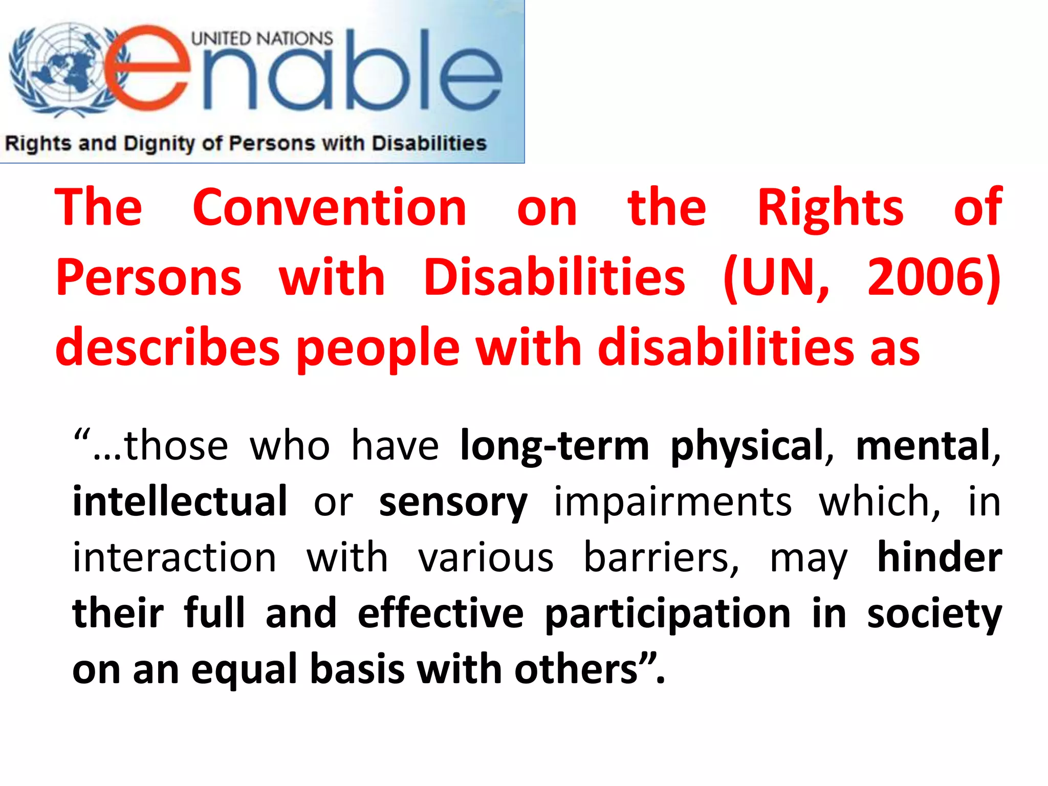 Children with disabilities | PPTX