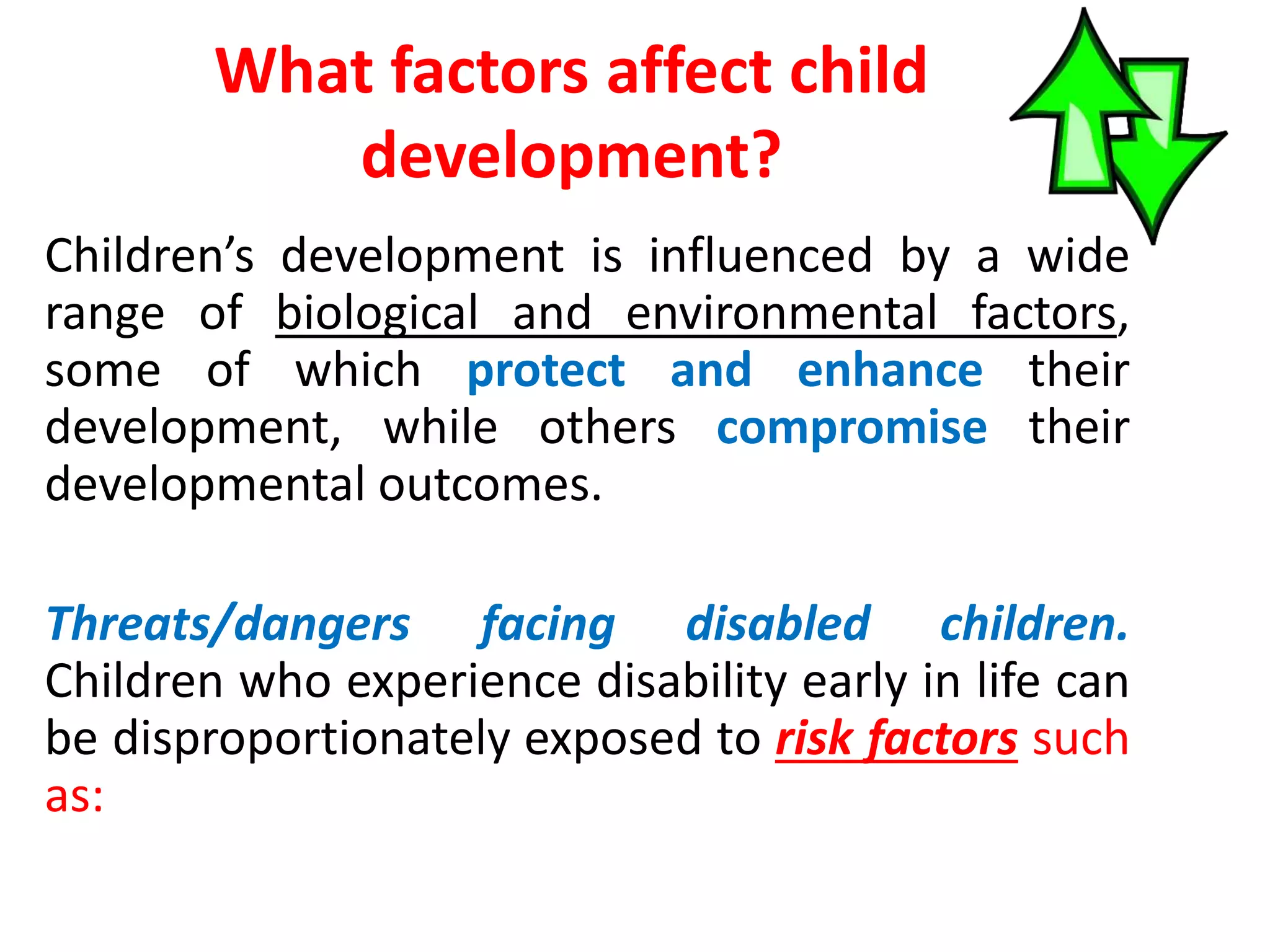 Children with disabilities | PPTX