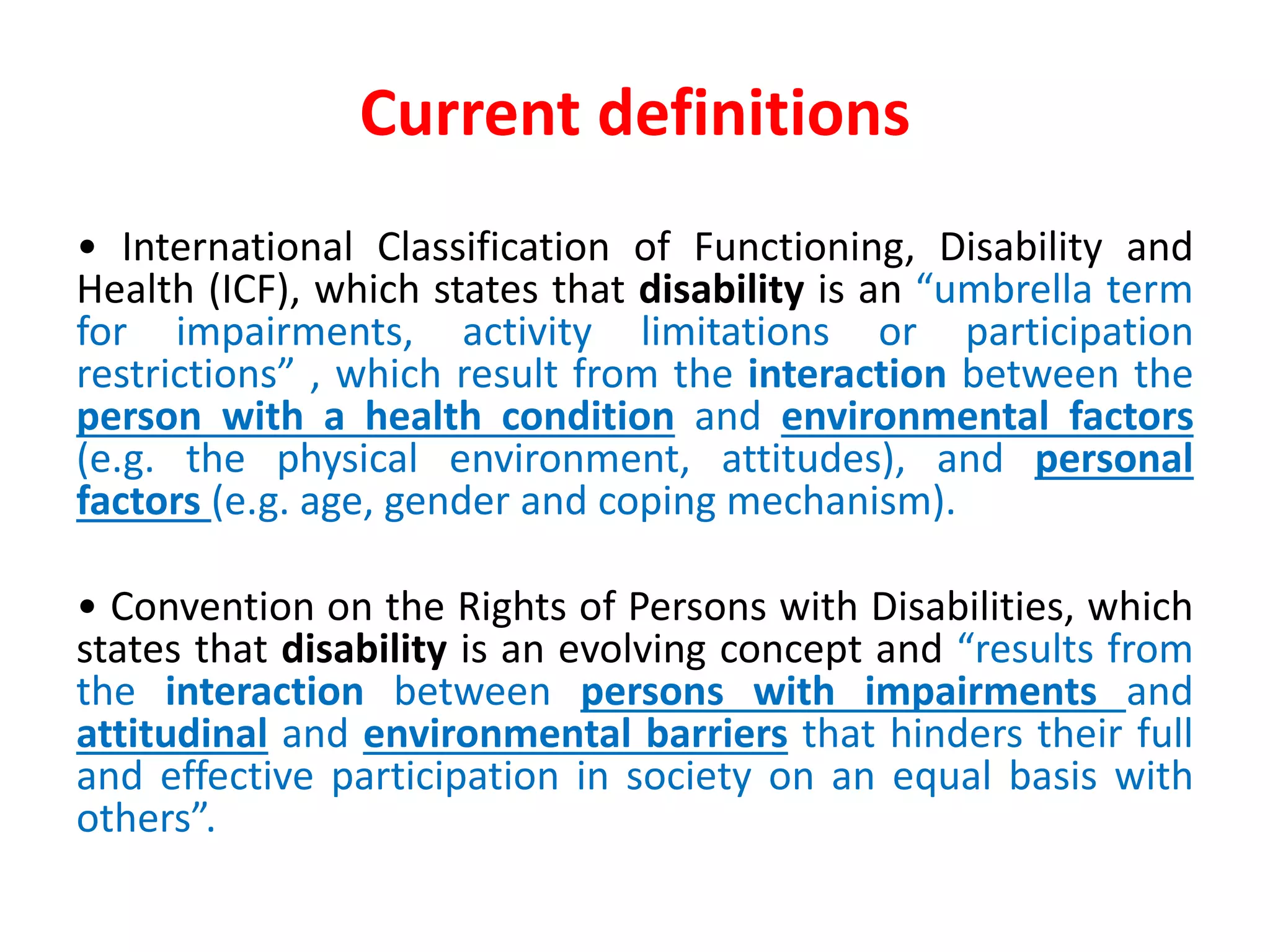 Children with disabilities | PPTX