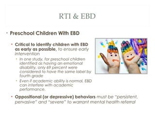 Children With Emotional & Behavioral Disorders | PPT
