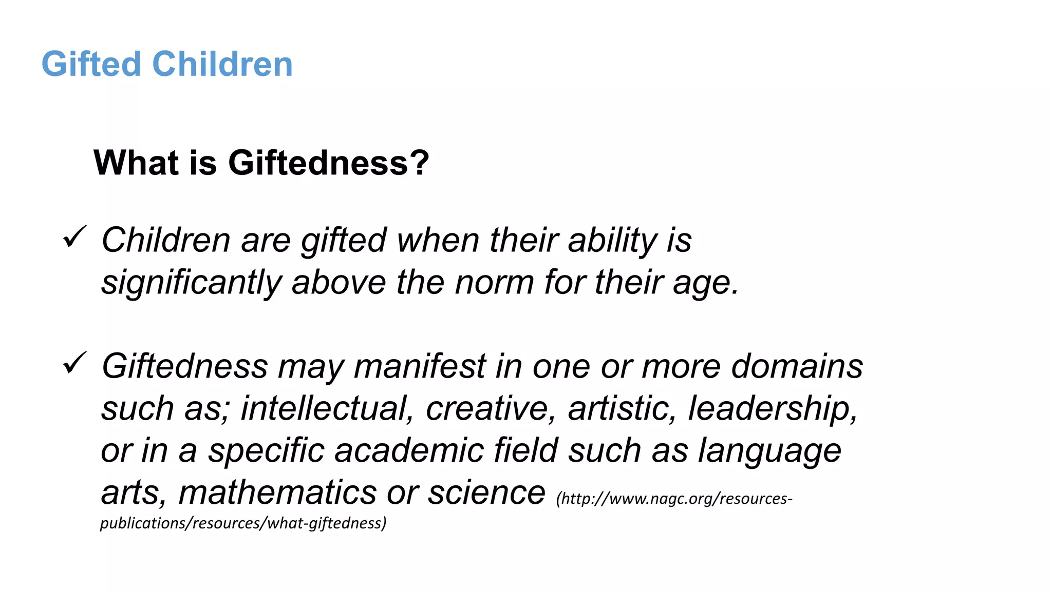 Children with Special Needs: Nature and Characteristics | PDF