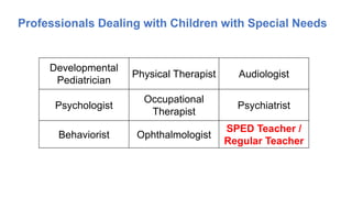 Children with Special Needs: Nature and Characteristics | PDF