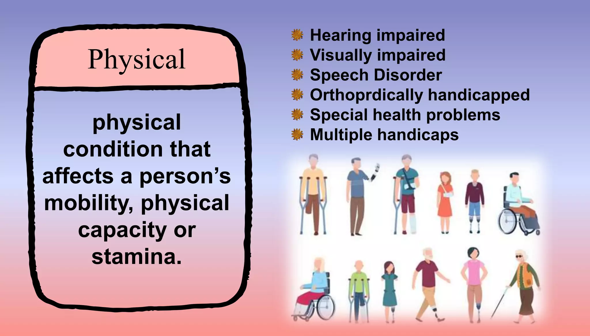 Children with special needs Inclusive Education | PPTX