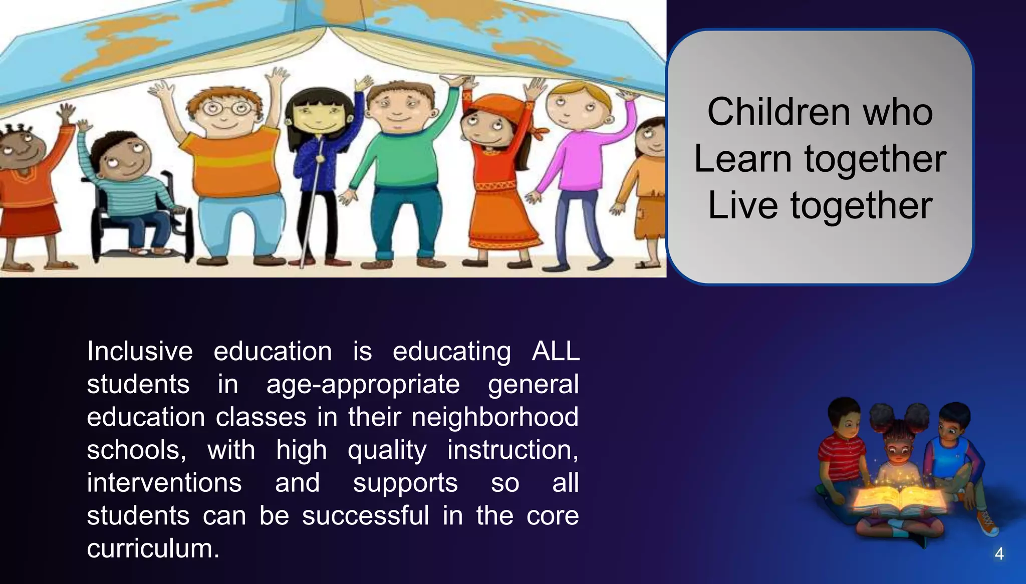 Children with special needs Inclusive Education | PPTX