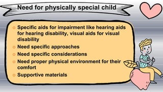 Children with special needs Inclusive Education | PPTX