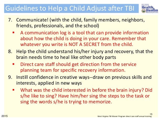Children with Traumatic Brain Injury
