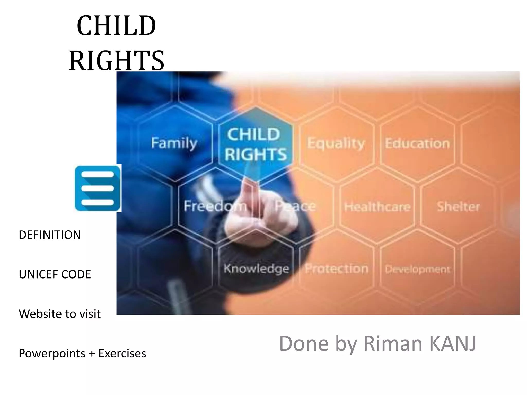 Child rights | PPTX