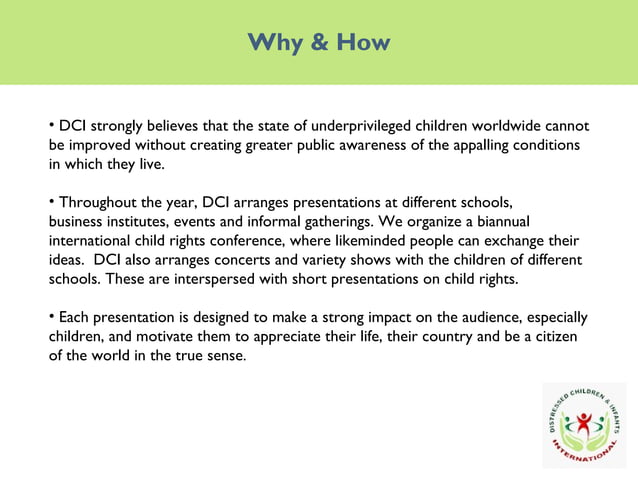 Child Rights Awareness Campaign Program Overview | PPT | Parenting ...