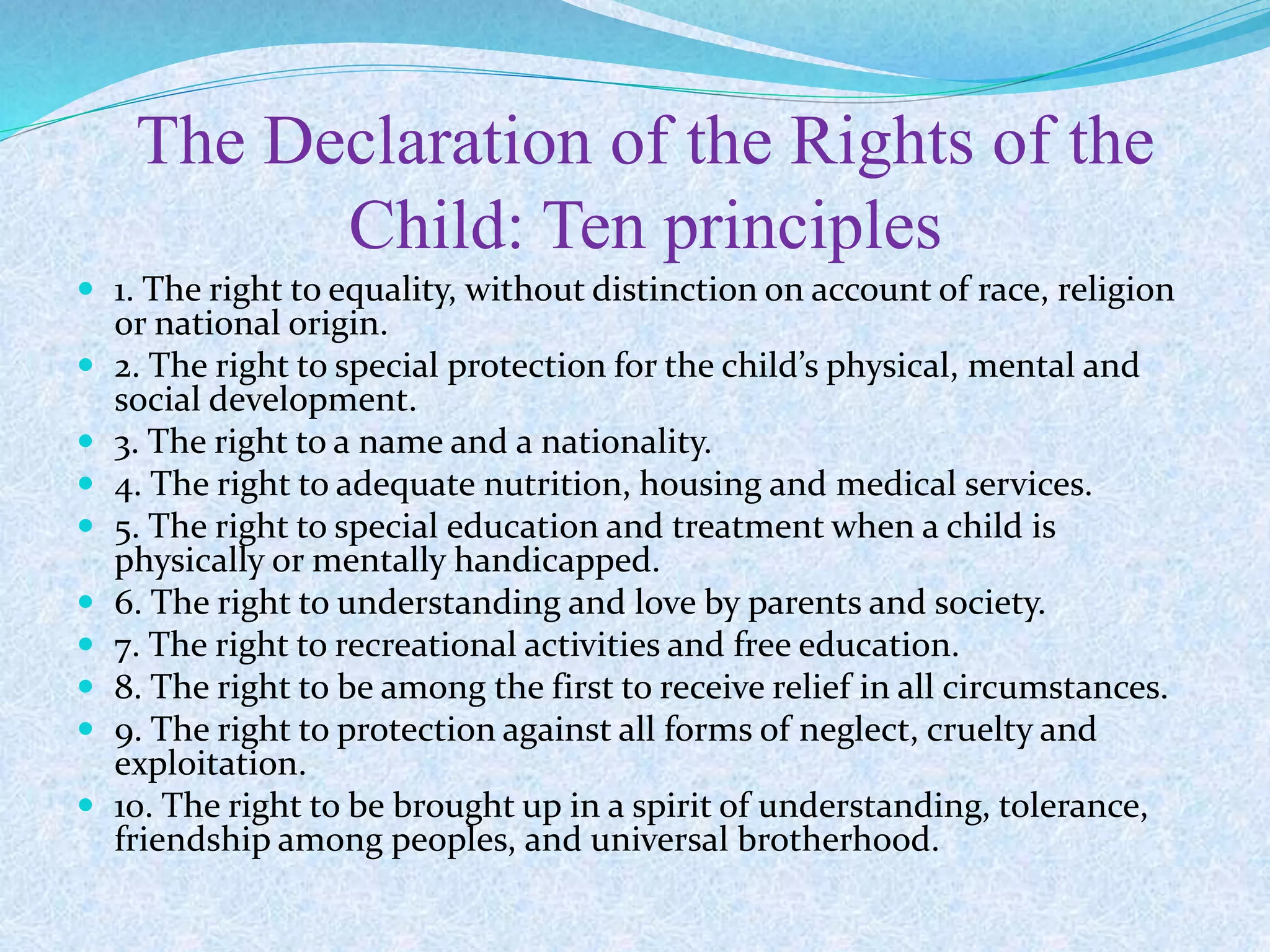 Child rights, child labour and new amendments | PPT