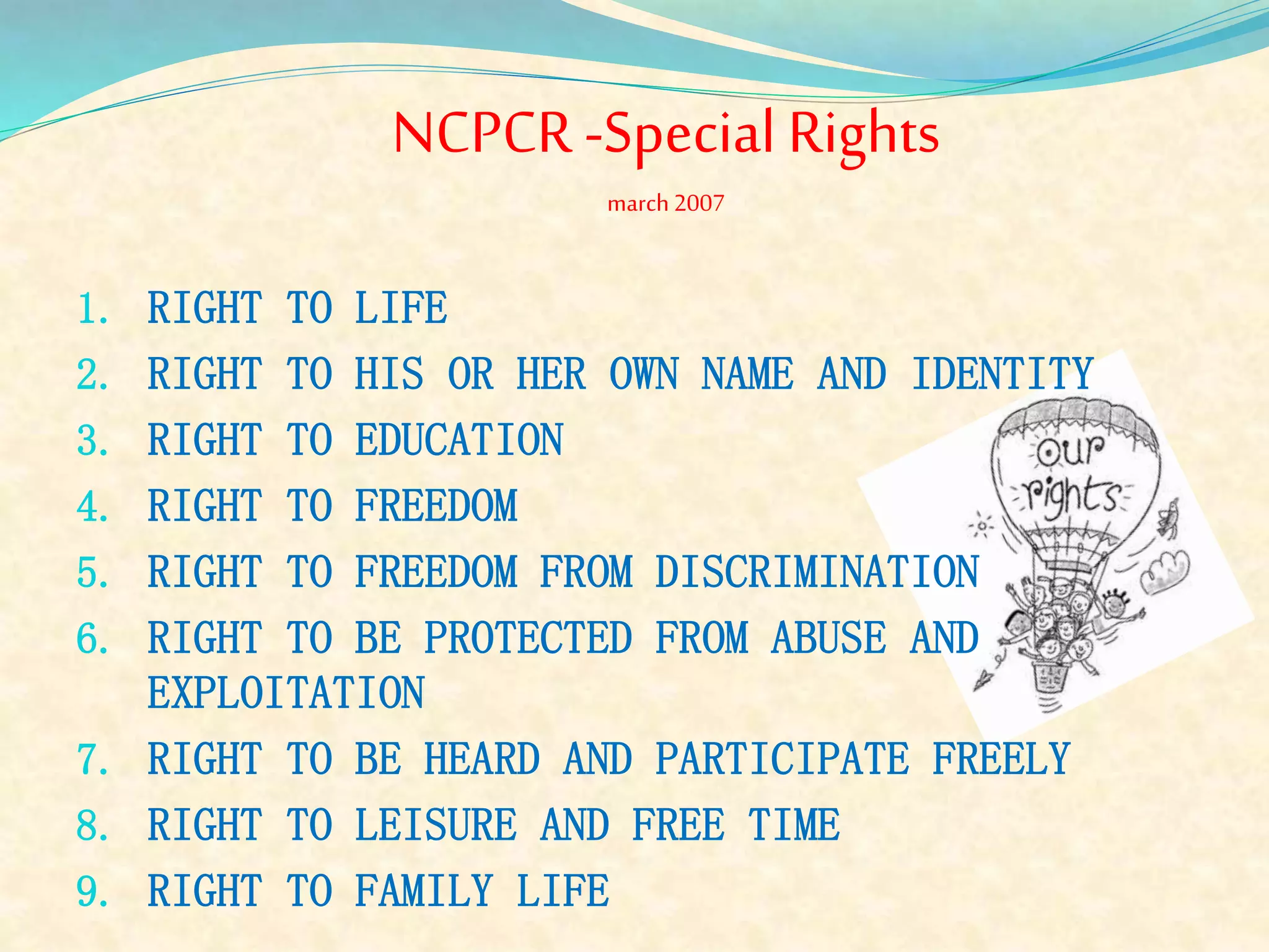 Child rights, child labour and new amendments | PPT