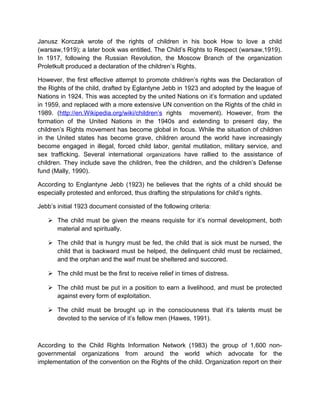 Child rights in zambia | DOC