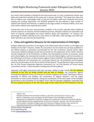Child rights monitoring and enforcement mechanisms under ethiopian law ...