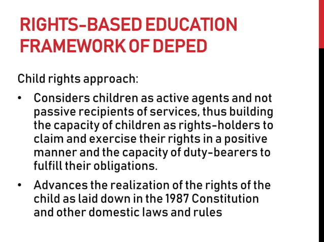 child rights policy inset.pptx | Daycare and Pre-School | Parenting