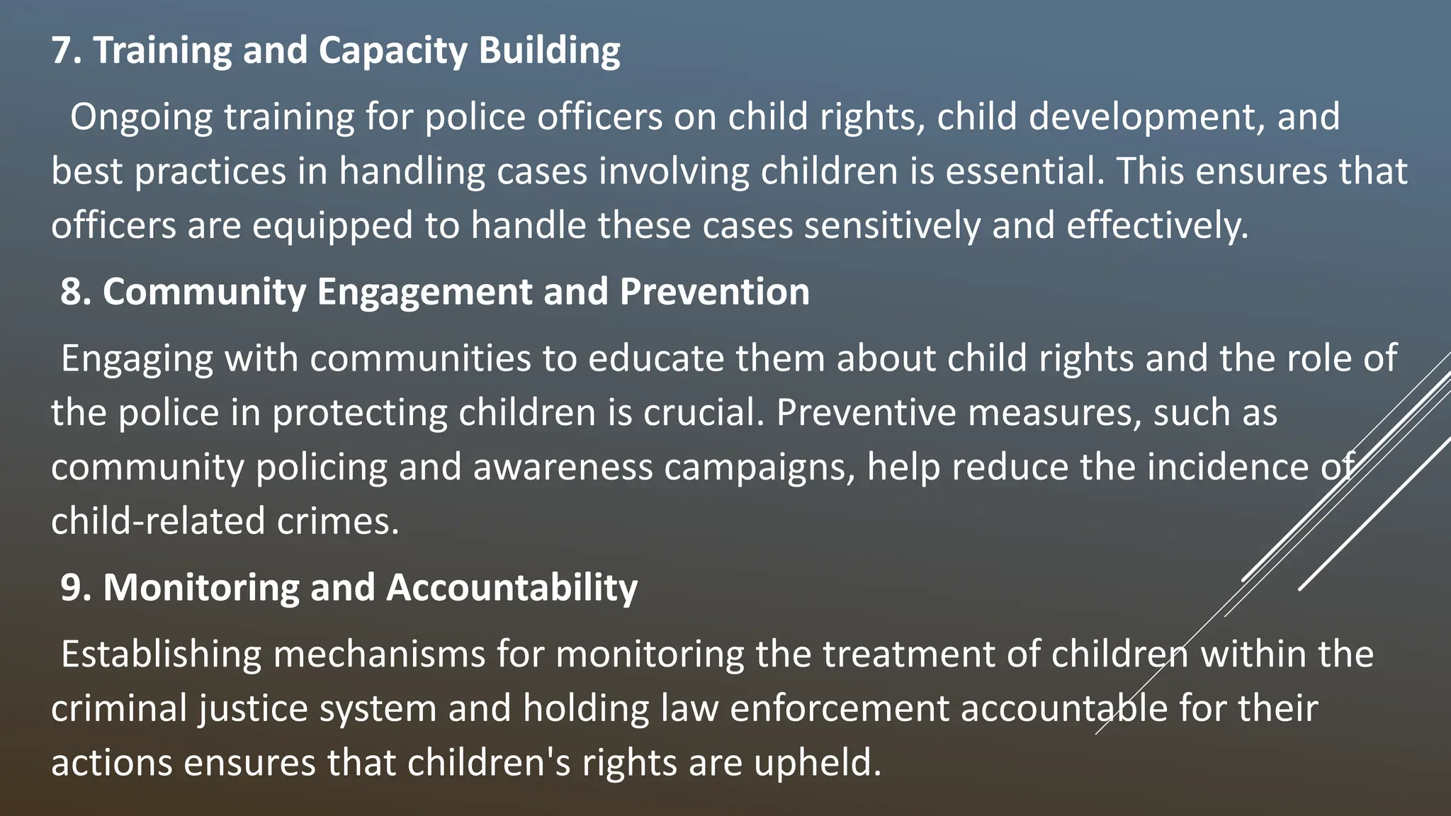 training for police officers on Child rights | PPTX