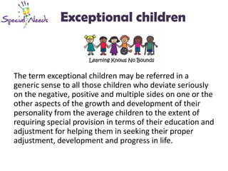 Child risk presentation exceptional children | PPT