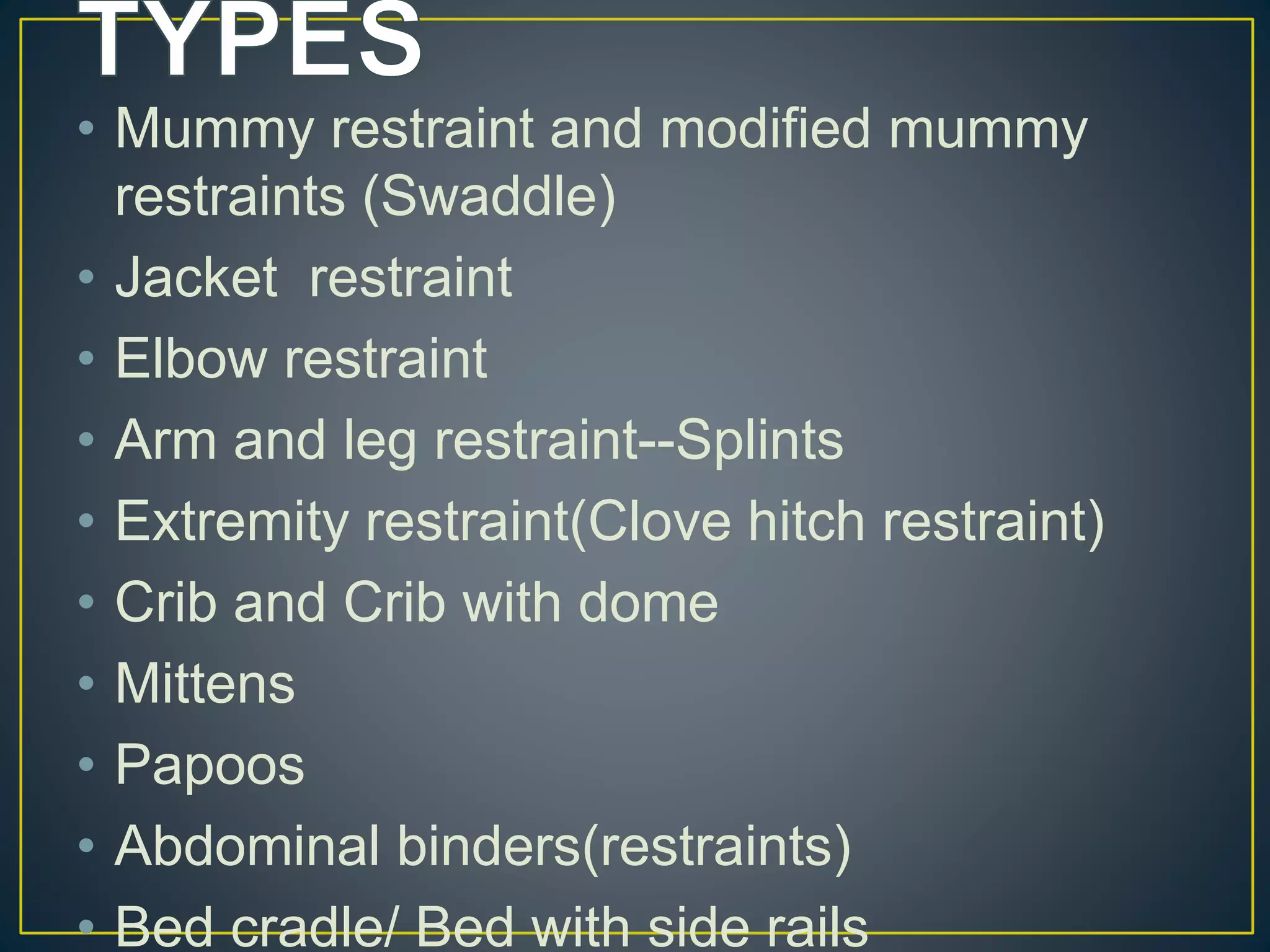Child rrestraints | PPTX