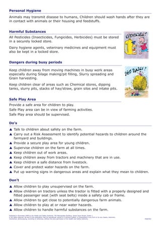 Child safety on_the_farm | PDF | Parenting Babies and Toddlers | Parenting