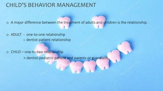 Child’s behavior management | PPTX