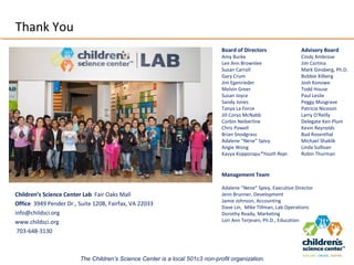 Children's Science Center | PPT
