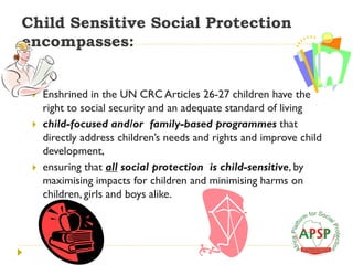 Child Sensitive Social Protection | PPT