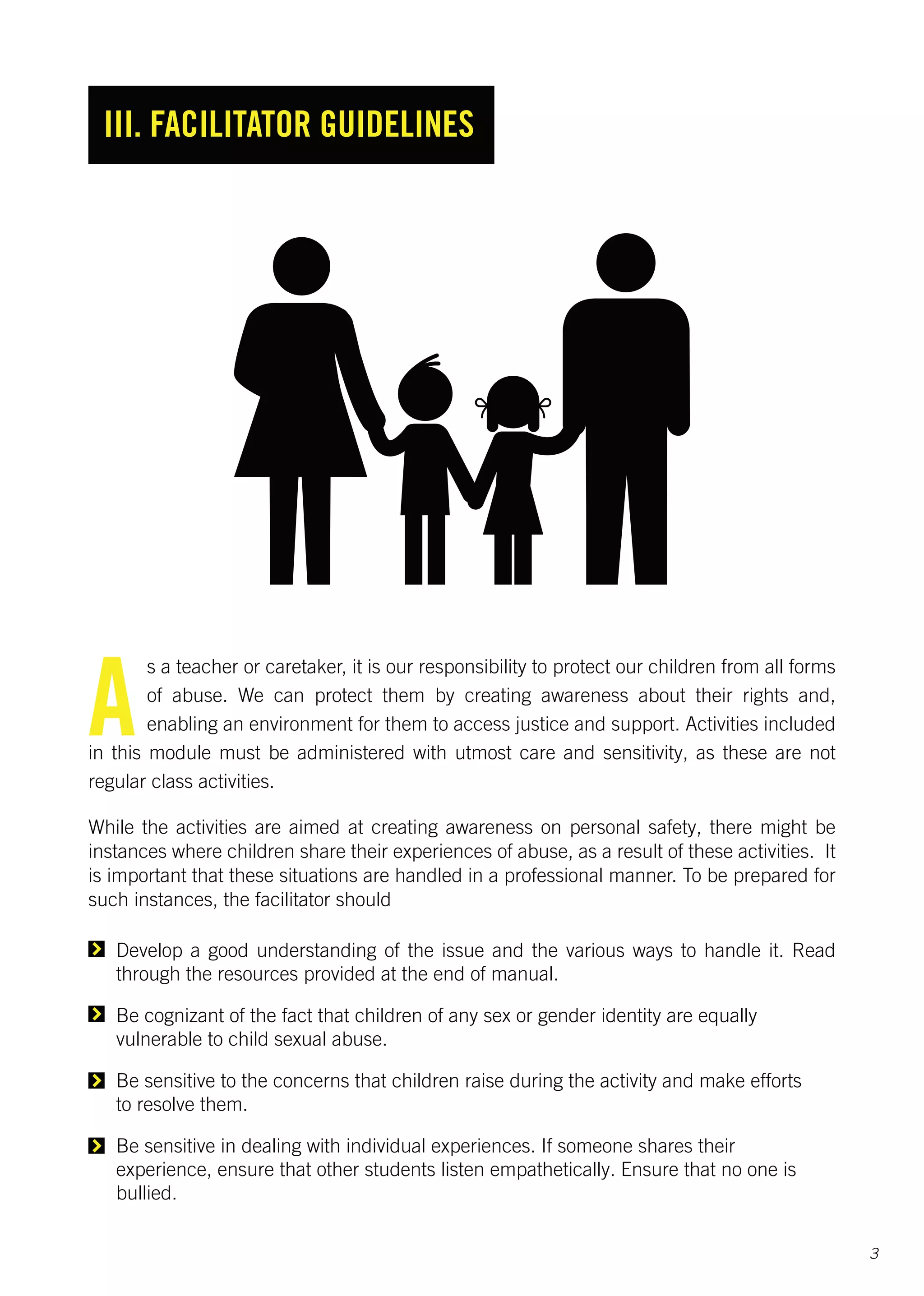 Child sexual abuse awareness module english | PDF