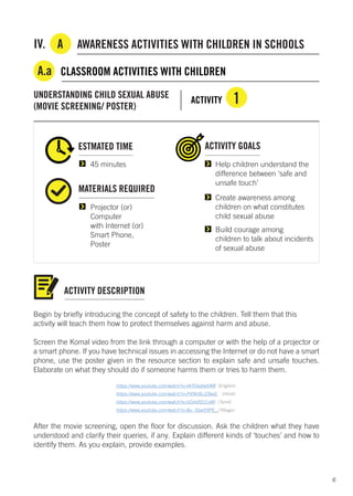 Child sexual abuse awareness module english | PDF