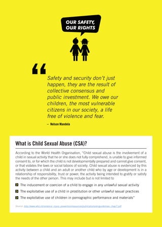 Child sexual abuse awareness module english | PDF