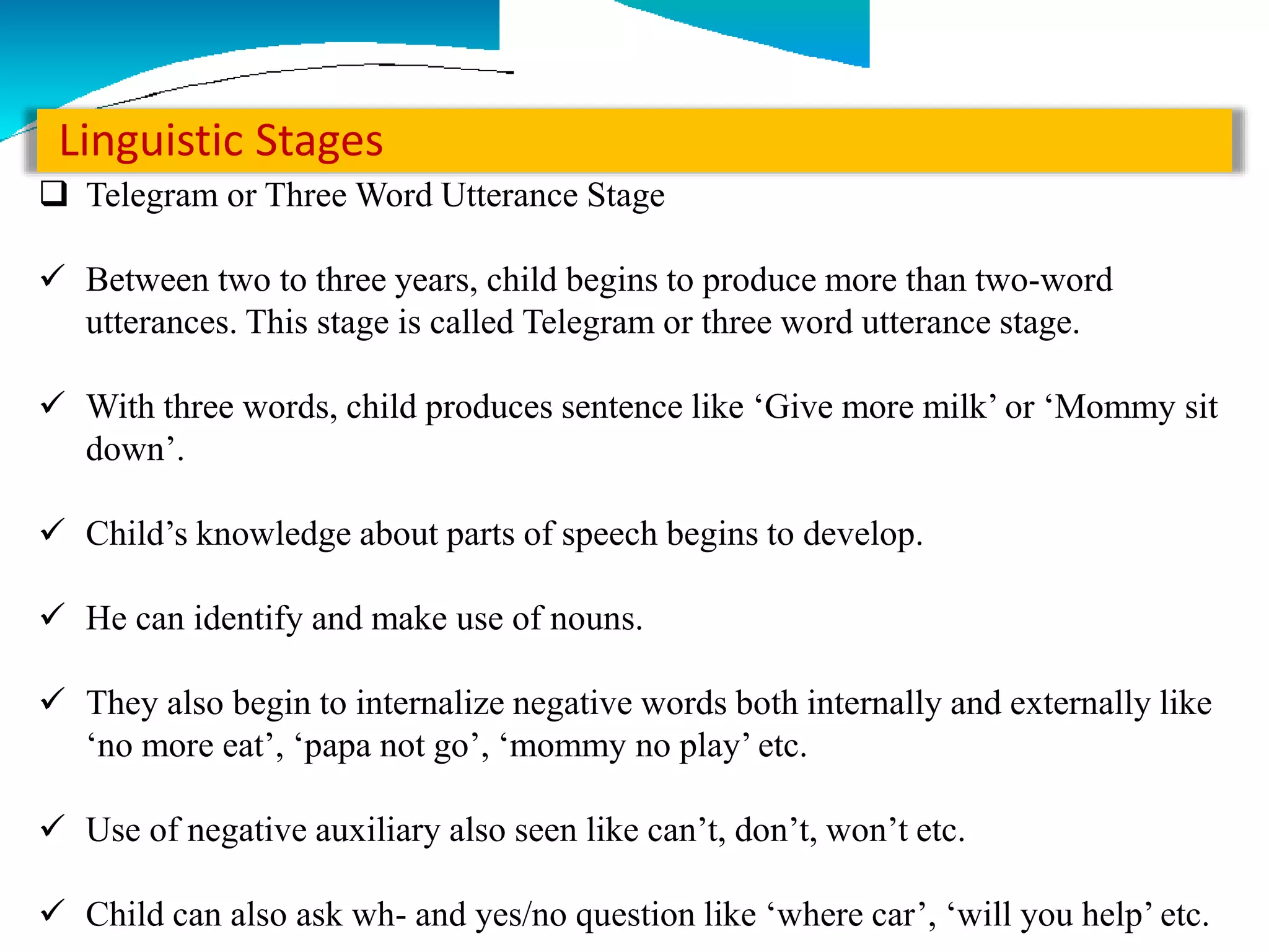 Child's first language acquisition | PPTX