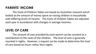 Child support assessments | PDF