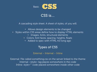 Child Themes and CSS in WordPress | PPT