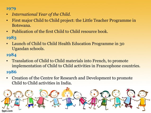 Child to child approach | PPT | Daycare and Pre-School | Parenting