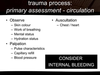 Trauma in children | PPT
