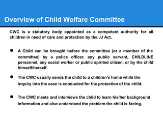 Child welfare committee and juvenile justice board in India _An ...