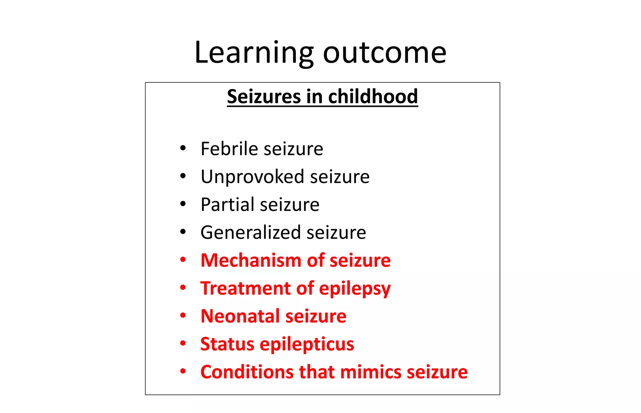 Child with convulsion | PPTX