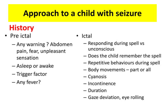 Child with convulsion | PPTX | Brain and Nervous System Disorders ...