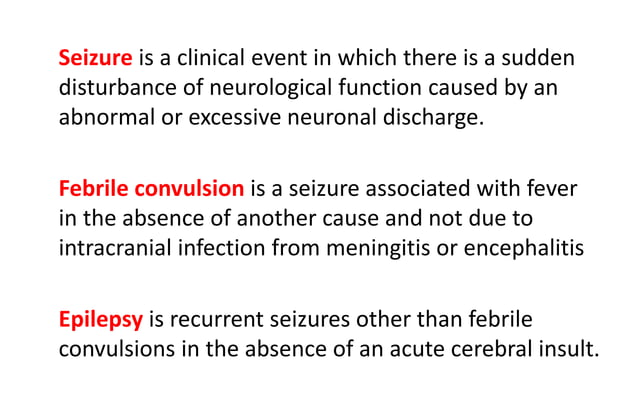 Child with convulsion | PPTX | Brain and Nervous System Disorders ...