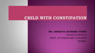 Child with Constipation | PPT