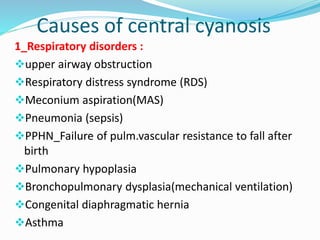 Central Cyanosis In Newborn