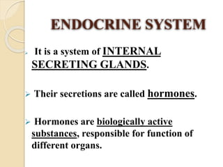 Child with enendocrine disorders | PPTX