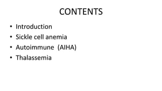 Child with pallor & jaundice (hemolytic anemia) | PPT
